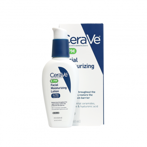 CeraVe PM Ultra Lightweight Facial Moisturizing Lotion 60ml in bd
