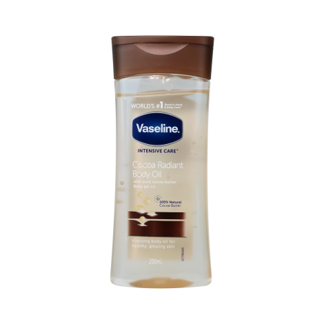 Vaseline Intensive Care Cocoa Radiant Body Oil Gel 200ml in bd