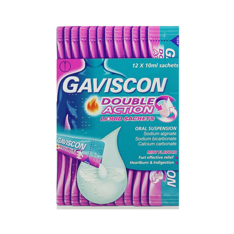 Gaviscon Sachets 12x10ml - Beauty Hub