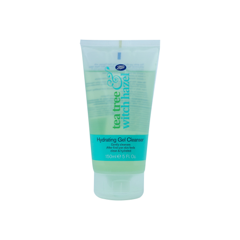 Boots Tea Tree Witch Hazel Hydrating Gel Cleanser 150ml in bd