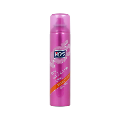 VO5 Dry Backcomb Spray 250ml in bd