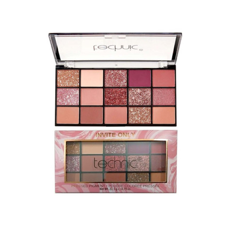 Technic 15 Color Eye Shadow Palette - Invite Only in bd