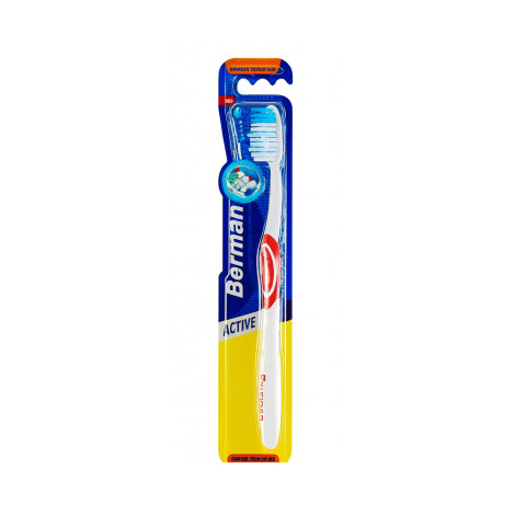 Berman Active Standard Head Medium Toothbrush in bd