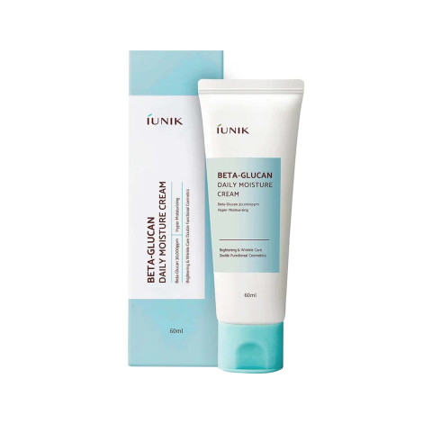 Iunik Beta-Glucan Daily Moisture Cream 60ml in bd | Eurasia Supplies